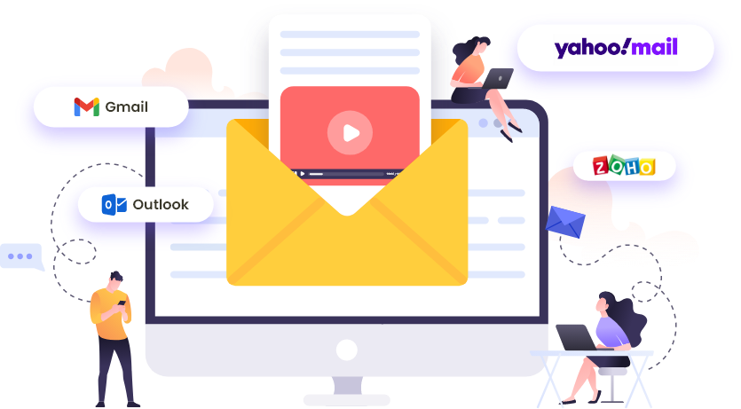 O Melhor Site para Enviar Vídeos de Email - Vidnoz Flex